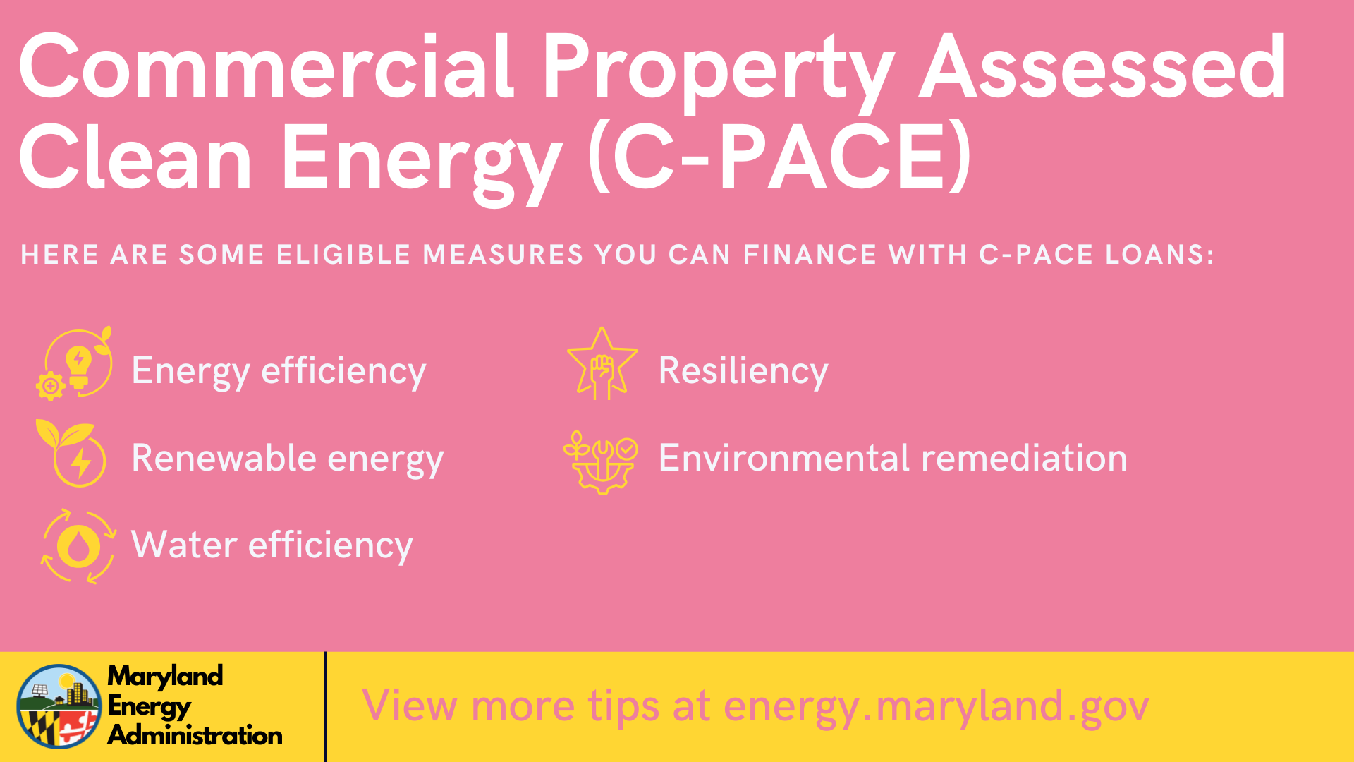 Commercial Property Assessed Clean Energy (C-PACE)
